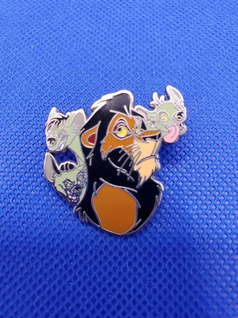 DISNEY BOOSTER PIN Villains & Sidekicks Lion King Scar 2013 Shenzei ...