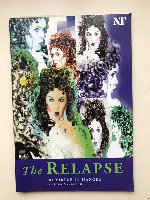 THE RELAPSE THEATRE Programme NT BRIAN BLESSED BILL MOODY £3.75 - PicClick UK
