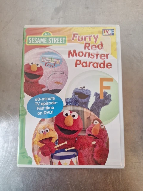 SESAME STREET FURRY Red Monster Parade DVD - NEW SEALED! $18.21 ...