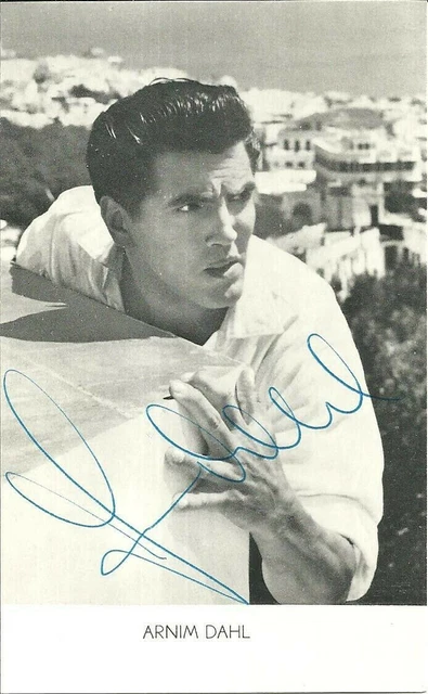 Arnim Dahl Original Autogramm Signierte Postkarte 50er Jahre Eur 10 90