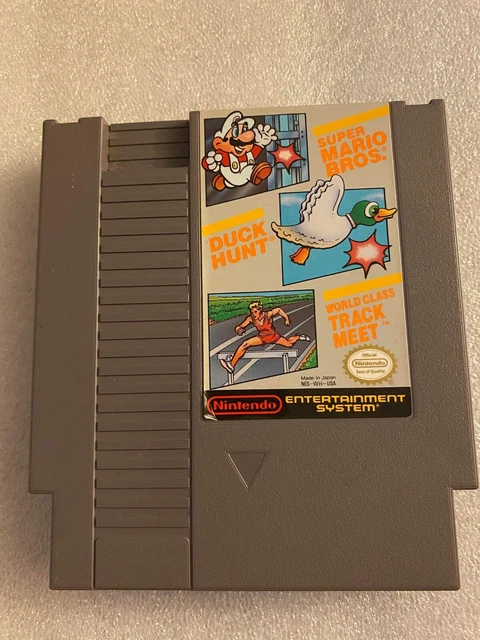 SUPER MARIO BROS, Duck Hunt, World Class Track Meet jeu Nintendo NES ...