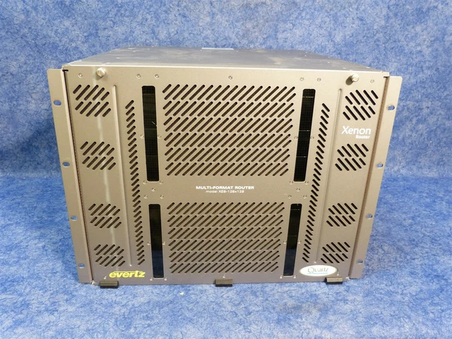 EVERTZ QUARTZ XE8-128X128 Multi-Format Router with MADI/AES Input ...