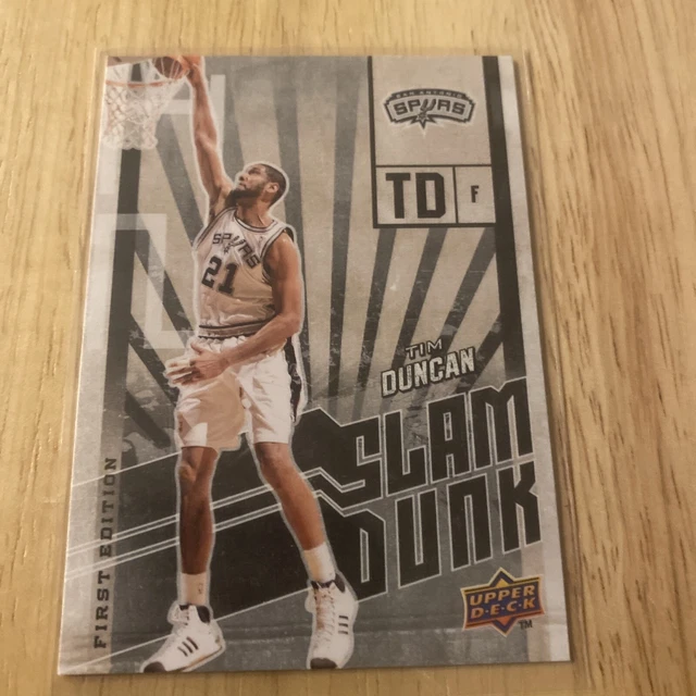 2009-10 UPPER DECK First Edition Slam Dunk #SD20 Tim Duncan San Antonio ...