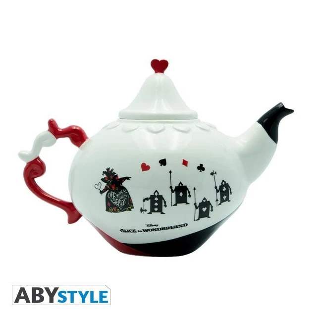 DISNEY TEAPOT ALICE in Wonderland Queen of Hearts, £37.97 - PicClick UK