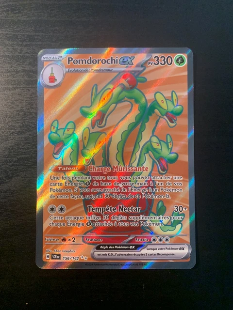 CARTE POKÉMON POMDOROCHI EX 156/142 SCR Couronne Stellaire FR NEUF EUR ...