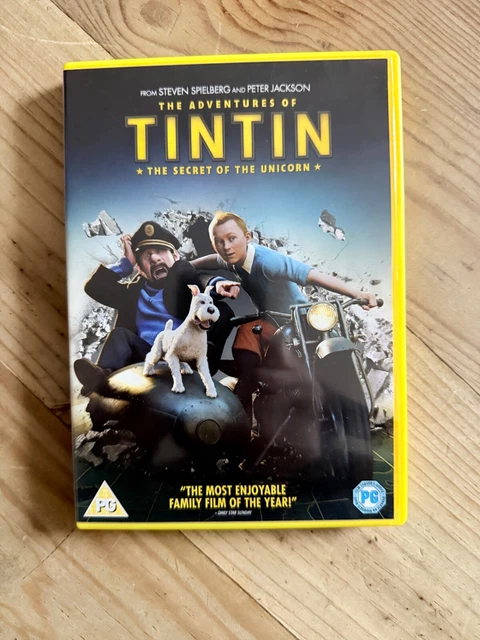 THE ADVENTURES OF Tintin - The Secret Of The Unicorn (DVD, 2012) £0.99 - PicClick UK