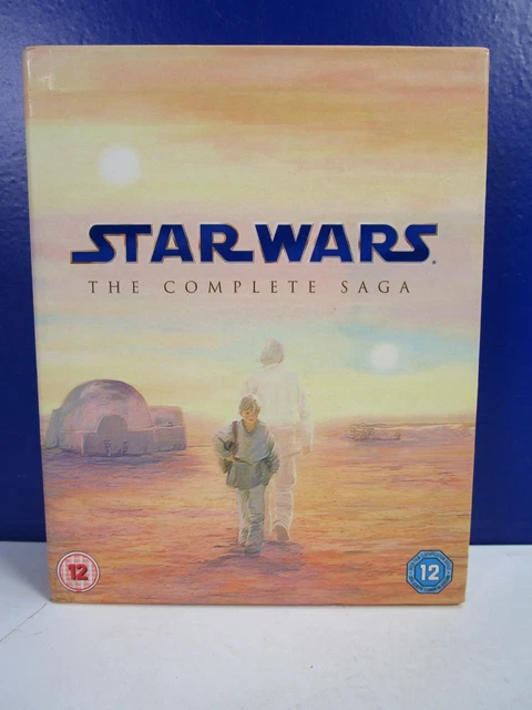BLU RAY STAR WARS THE COMPLETE SAGA 9 DISC BOX SET episodes I - VI £17. ...