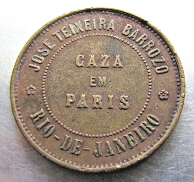 BRAZIL TOKEN - DeBarros RJ.MP16 "Jose Teixeira Barrozo Rio de Janeiro ...