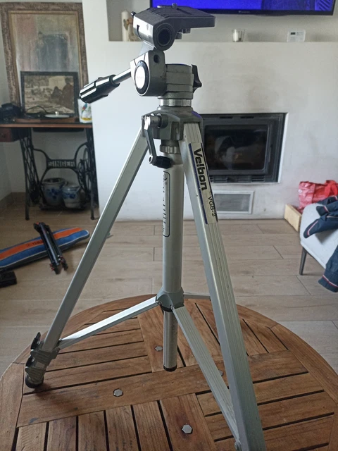 VELBON VGB-3 VINTAGE Tripod Trépied pour appareil Argentique EUR 43,80 ...