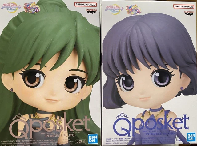Q POSKET SAILOR Moon Eternal PRINCESS Pluto Saturn Figure A Set Qposket ...