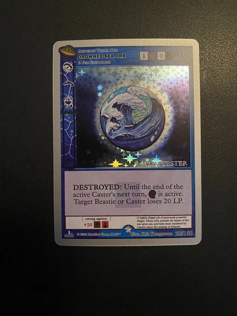 METAZOO NOYED SEA Orbe Full Holo Playtester OVNI 38/165 (neuf) EUR 22 ...