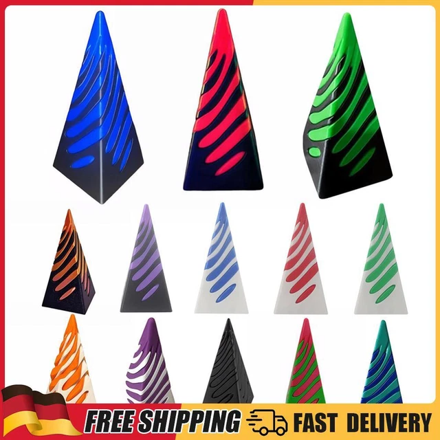 PASS THROUGH PYRAMID Fidget Toy 3D Printed Spiral Cone Toy for Kids and ...