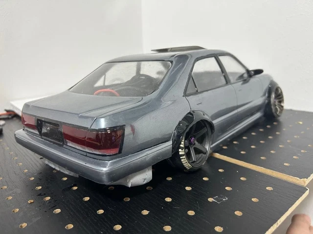 TETSUJIN TOYOTA CROWN JZS171 17 Crown RC Drift Body w/ Sunroof Rear ...