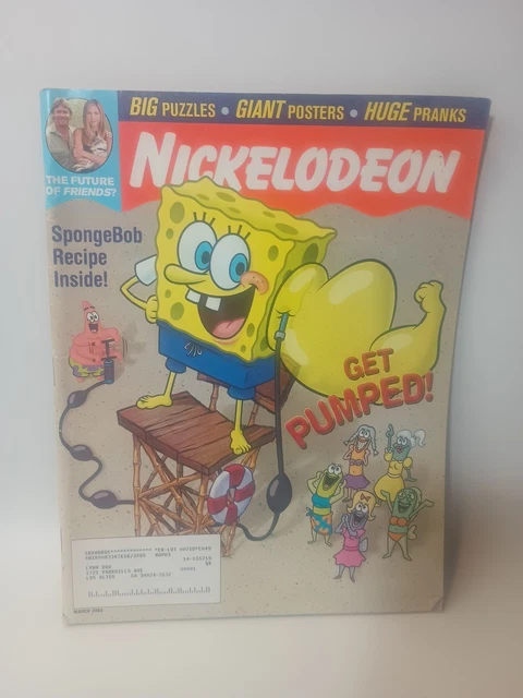 NICKELODEON MAGAZINE MARCH 2003 SpongeBob Yao Ming Y2K £11.53 - PicClick UK