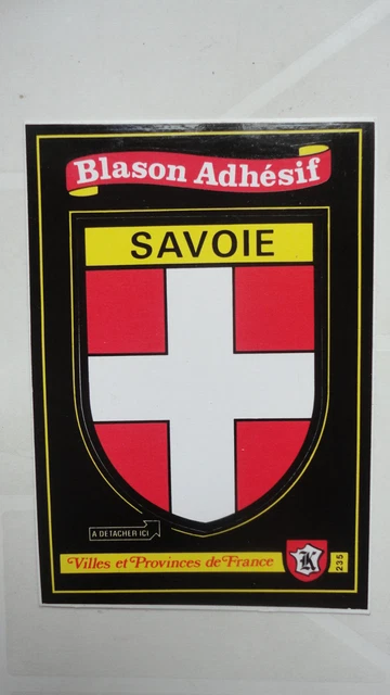 BLASON ADHESIF AUTOCOLLANT Savoie Villes Et Provinces De France EUR 5,50 - PicClick FR