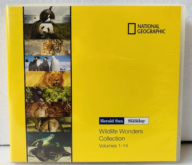 NATIONAL GEOGRAPHIC / Herald Sun Wildlife Wonders Vol 1-14 DVD Boxset ...