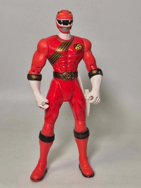 FIGURINE BANDAI 2001 Power Rangers Wild force ranger rouge 14 cm EUR 7 ...