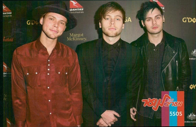 LUKE HEMMINGS 5SOS Chloe Grace Moretz Israeli Magazine POSTER 5Second ...