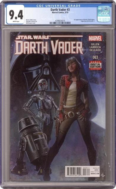 STAR WARS DARTH Vader #3A Granov 1st Printing CGC 9.4 2015 4398630014 ...