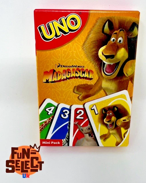 MCDONALDS HAPPY MEAL Toy UNO DreamWorks Madagascar mini pack card game ...