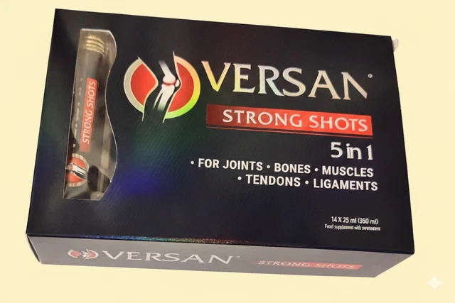 VERSAN STRONG SHOTS 5 in 1 Joints Bones Muscle Tendons Ligaments 14 x ...