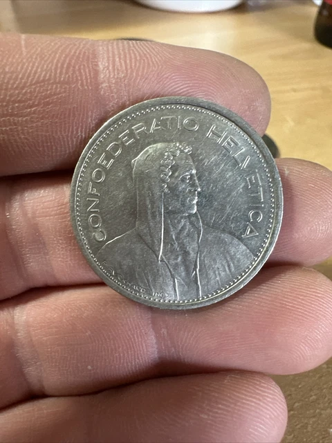 PIECE 5FR 1968. - B - Suisse. Helvetia EUR 5,00 - PicClick FR