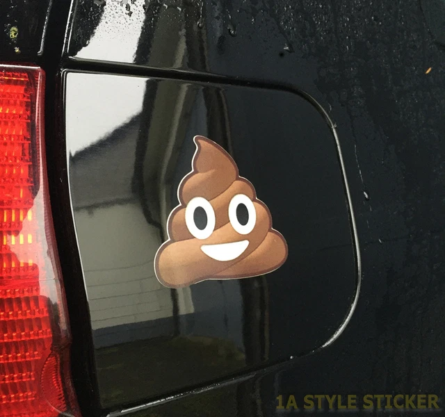 SMILIE CACA TAS de caca autocollant emoji SMS téléphone portable tuning ...