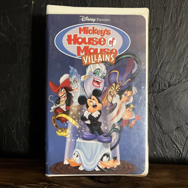 DISNEY VHS - Mickeys House of Mouse Villains (Clamshell) Video Tape $14 ...