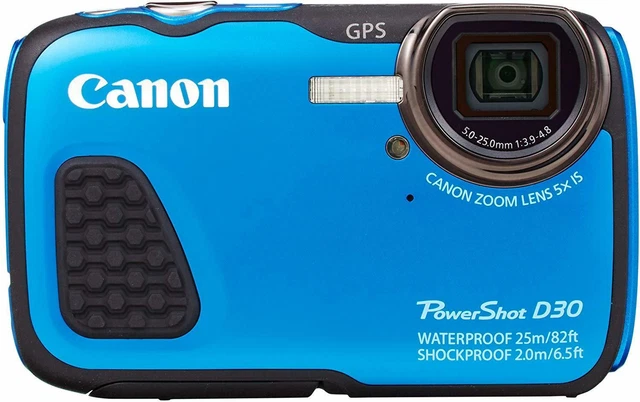 CANON POWERSHOT D30 Waterproof Digital Camera - International Version ...