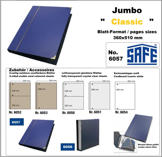 ARTIST PRESENTATION ALBUM Jumbo A3+ Sheet Formats up to 360x510mm SAFE ...