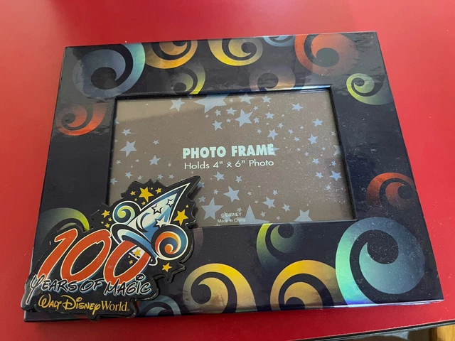 WALT DISNEY WORLD 100 Years of Magic Picture Frame 4" X 6" $12.50 ...