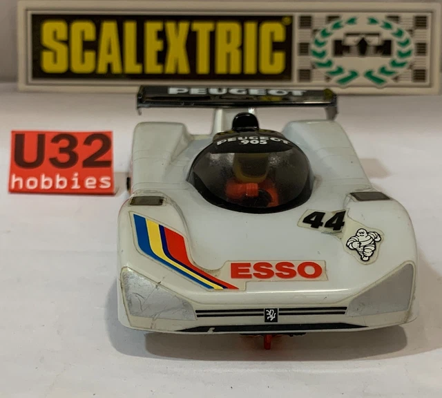 SCALEXTRIC SRS EXIN 9313 Peugeot 905 #44 24H. Le Mans 1990 Rosberg ...