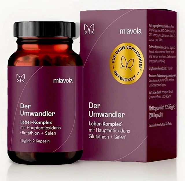 MONAPURE DER UMWANDLER Schilddrüsen & Leber Komplex mit Mariendistel ...