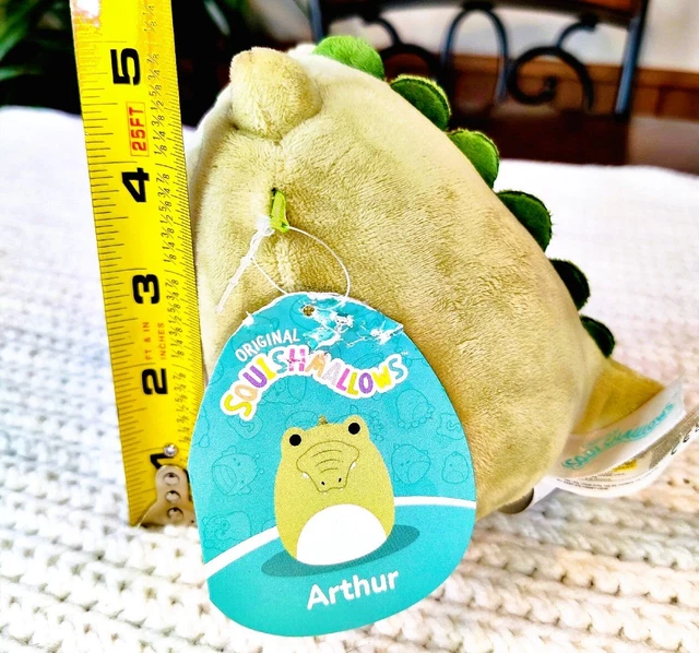 SQUISHMALLOWS KELLYTOY PLUSH Exotic Animal Arthur the Alligator 5" NWT ...