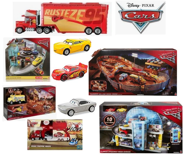 DISNEY CARS 3 Playsets - Florida Speedway Mega Garage/ Smash Crash ...