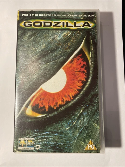 GODZILLA VHS COLUMBIA Tristar Home Video Mathew Broderick Jean Reno £8. ...