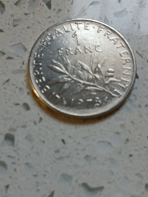 FRANCE ; PIÈCE 1 Franc 1978 semeuse en Nickel EUR 0,20 - PicClick FR