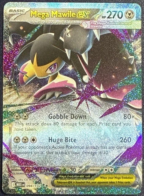 2025 POKEMON TCG Mega Evolutions Mega Mawile Ex 094/132 Double Rare £1.79 - PicClick UK