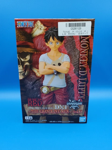 ONE PIECE FILM RED Luffy Figure DXF THE GRANDLINE MEN vol.6 Banpresto -US Seller EUR 17,18 ...