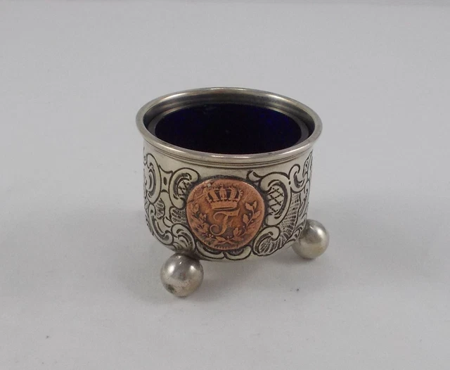 RARE SPICE JAR Old Coins IN 830er Silver Andersen Sweden $236.79 ...