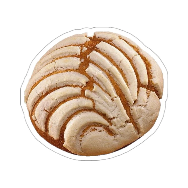 MEXICAN SWEET BREAD treat Concha pan dulce coffee Kiss-Cut Sticker ...