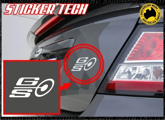 FORD FALCON BOSS Custom Text Bonnet Bulge Hump Sticker Kit Pesonalised ...