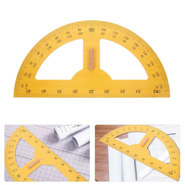 GIANT PROTRACTOR SEMI-CIRCLE Angle Protractor Measuring Tool 180 Degree ...
