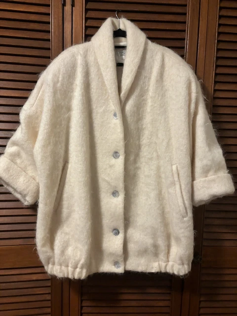 VINTAGE CLICHE MOHAIR & Wool Blend Jacket Size 10 $49.00 - PicClick AU
