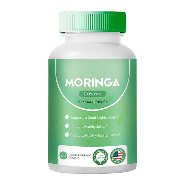 60CAPS PROSTATE HEALTH Pure Moringa Capsules -Promote Energy & Immunity ...