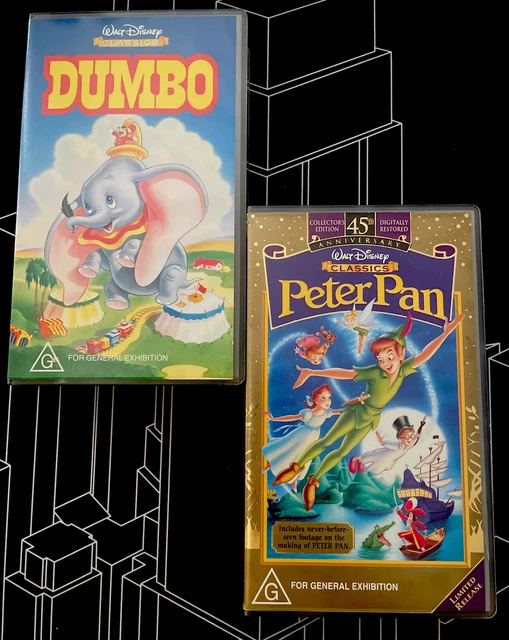 DISNEY VHS BUNDLE PETER PAN TOY STORY 2 DUMBO GOOFY MOVIE HUNCHBACK ...