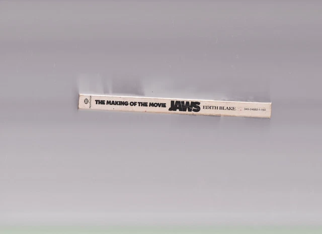 THE MAKING OF the movie Jaws par Edith Blake - Ballantine 1975 6ème p/b ...