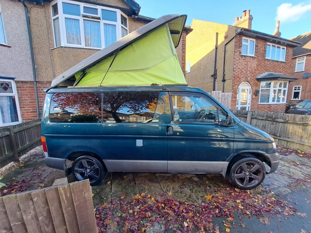 MAZDA BONGO CAMPER Van 1995 2.5td side conversion and electric poptop £ ...