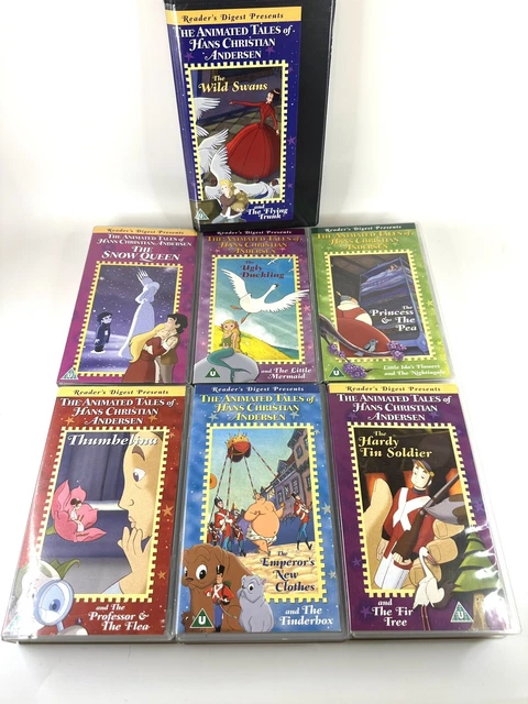 THE ANIMATED TALES Of Hans Christian Andersen Bundle x 7 VHS Cassettes ...