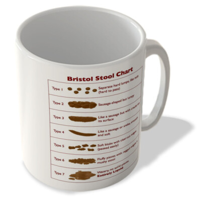 BRISTOL STOOL CHART - Mug £9.99 - PicClick UK